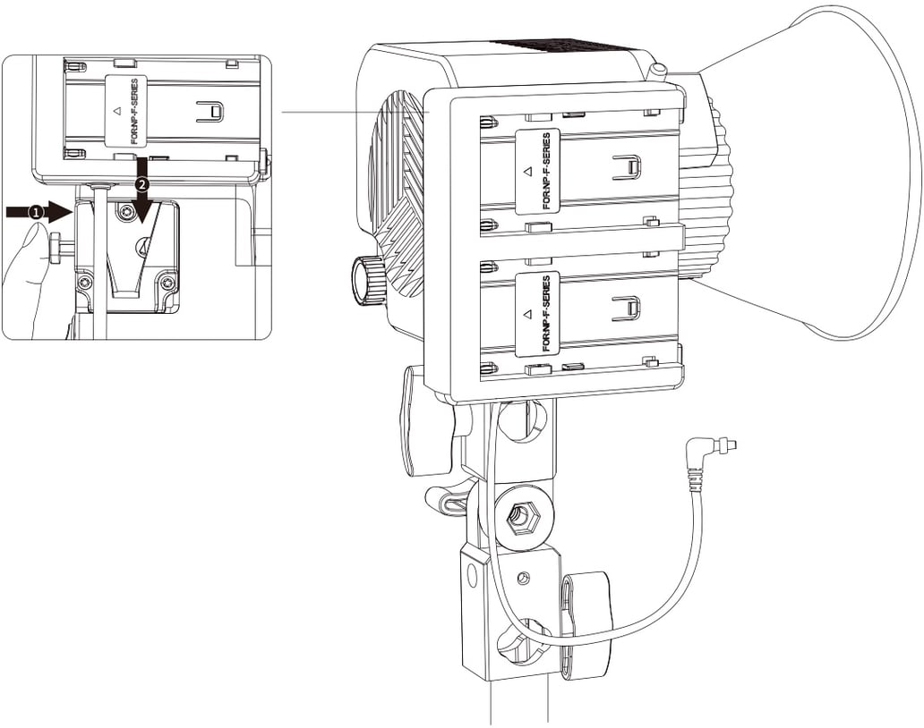 [amaran 60d S] Power Options