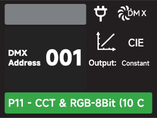[STORM 1000c] DMX Settings