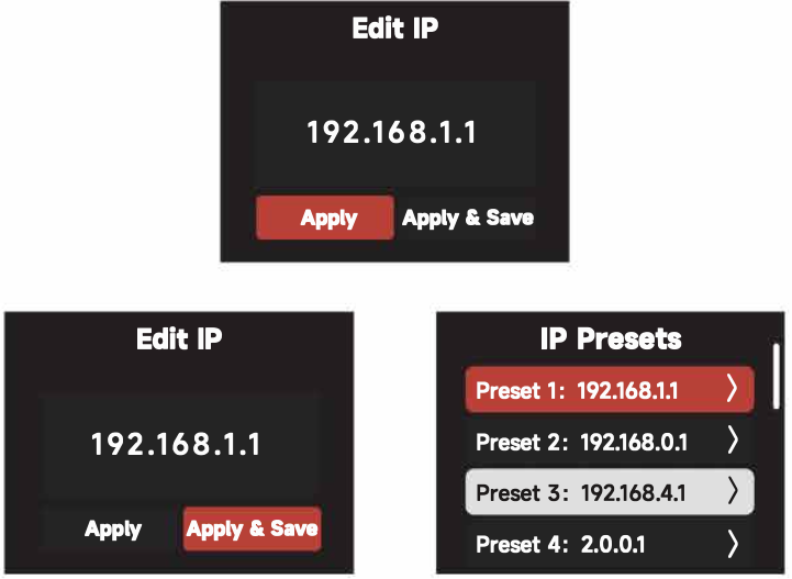 [STORM 1000c] Ethernet Setting